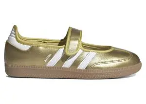 Adidas Samba Jane Sneakers - Gold Metallic/cloud White/gum