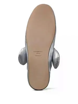 Thom Browne Hector Pebble-grain Slippers