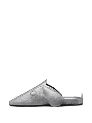 Thom Browne Hector Pebble-grain Slippers
