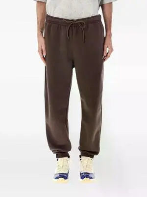 JORDAN Drawstring-fastening Logo-detail Track Pants - Brown
