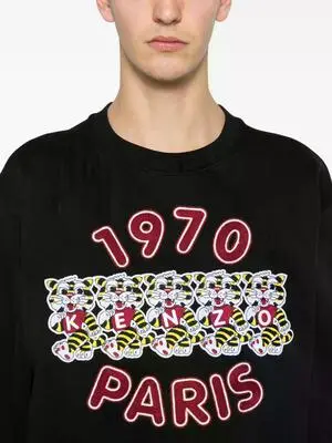 Kenzo Graphic Embroidered Sweatshirt - Black