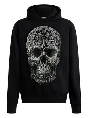 Philipp Plein Skull Embellished Hoodie