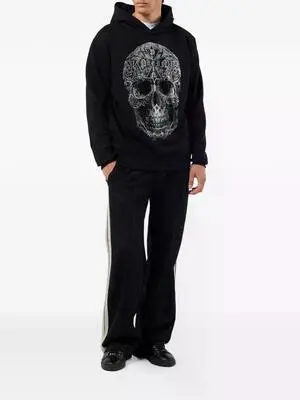 Philipp Plein Skull Embellished Hoodie