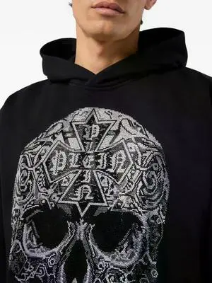 Philipp Plein Skull Embellished Hoodie