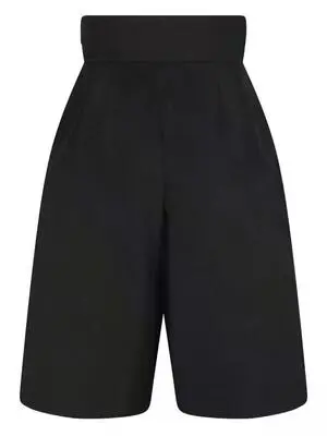 Valentino Garavani Pleated Shorts With Bow Detail