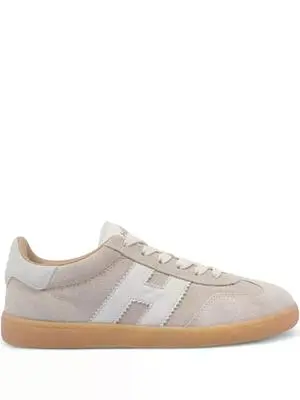 Hogan Suede Trainers With Logo Patch