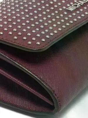 Michael Kors Leather Studded Flap Wallet