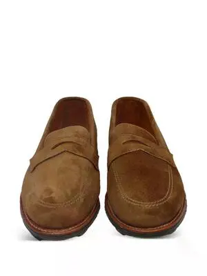 Alden Suede Penny Loafers