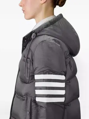 Thom Browne 4-bar Ripstop Jacket - Grey