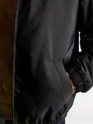 Prada Shirt-style Collar Padded Jacket - Black