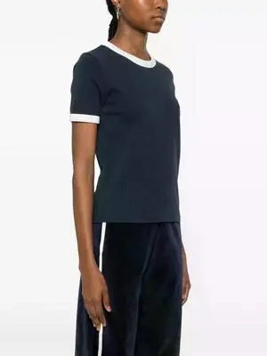 A.p.c. Contrasting-trims T-shirt
