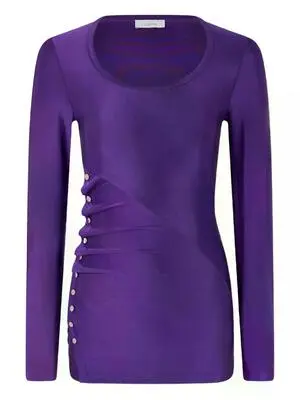 Rabanne Draped Snap-fastening Top
