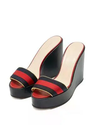 Gucci Wedge Heel Platform Sandals