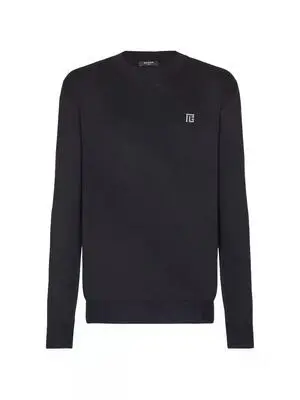 Balmain Logo-detail Long-sleeve T-shirt