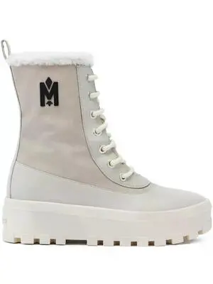 Mackage Logo Embellishment Boots - Neutrals
