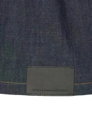 Stella McCartney Embroidered Denim Shirt - Blue