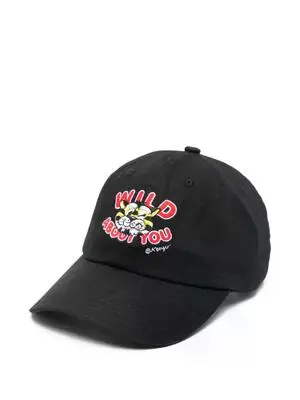 Kenzo Tiger-embroidered Cap - Black