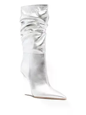 Dsquared2 Ruched Wedge-heel Boots