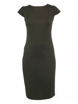 VERONICA VIRTA Crepe Short-sleeved Midi Dress