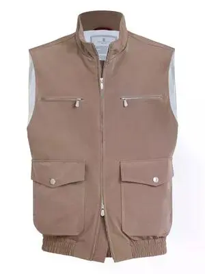 Brunello Cucinelli Elasticated Vests For Men