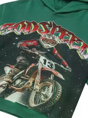 GODSPEED Art-sleeve Hoodie - Green