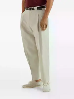 Brunello Cucinelli Pleat Trousers - Neutrals