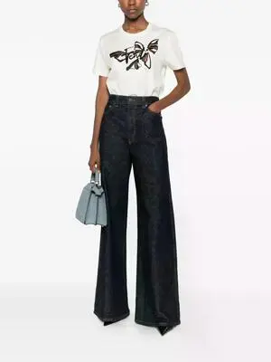 Fendi Graphic Short-sleeve T-shirt - Neutrals
