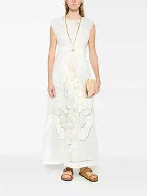 Zimmermann Daylight Waisted Lace Maxi Dress