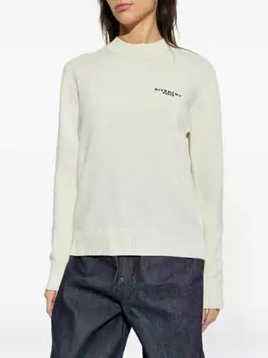 Givenchy Logo Sweater - White