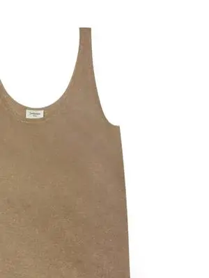 Saint Laurent Sleeveless Knitted Maxi Dress