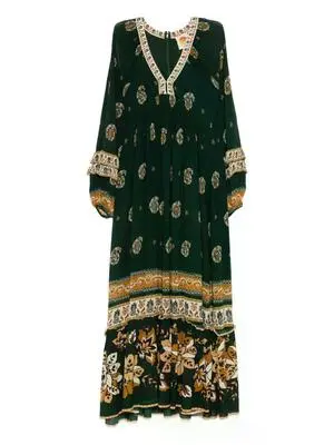 FARM Rio Long Sleeve Maxi Dresses