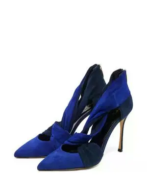 SERGIO ROSSI Cut-out Heeled Pumps