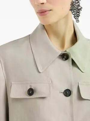 Brunello Cucinelli Long-sleeve Linen Jacket With Pockets - Neutrals