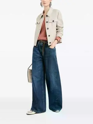 Brunello Cucinelli Long-sleeve Linen Jacket With Pockets - Neutrals
