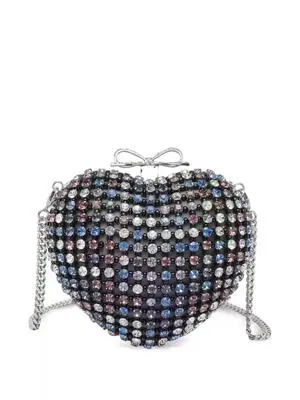 SELF-PORTRAIT Heart-shaped Clutch Bag - Multicolor