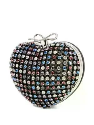 SELF-PORTRAIT Heart-shaped Clutch Bag