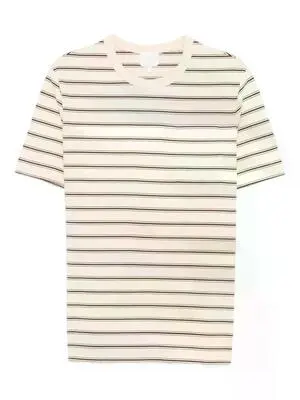 A.p.c. Striped Chest-pocket T-shirt - Neutrals
