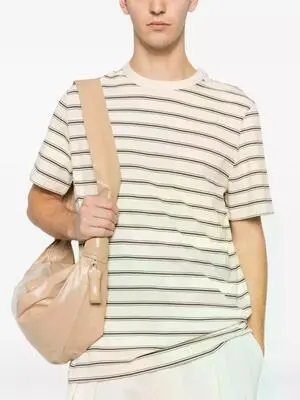 A.p.c. Striped Chest-pocket T-shirt - Neutrals