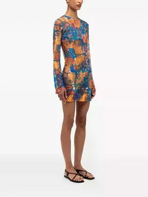DONDE ESTEBAN El Beso Mini Dress - Blue