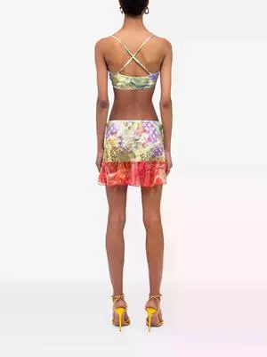 DONDE ESTEBAN Mesh Mini Skirt