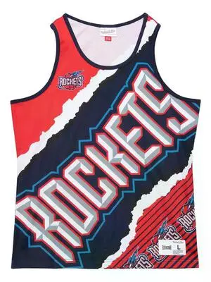 Mitchell & Ness Jumbotron 2.0 Houston Rockets Tank Top - Red