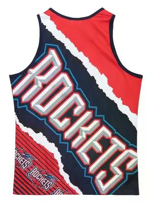 Mitchell & Ness Jumbotron 2.0 Houston Rockets Tank Top - Red