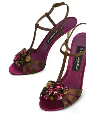 Dolce & Gabbana Keira 2.0 Sandals - Brown