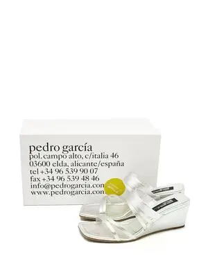 PEDRO GARCIA Tone Wedge Sandals