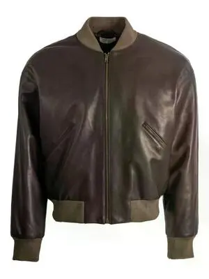 THE ROW Zip Bomber Jacket