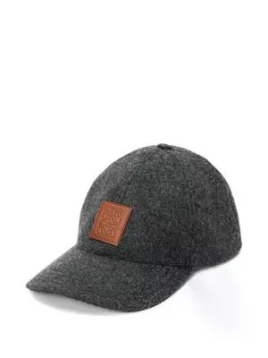 Loewe Patch Wool Cap - Grey