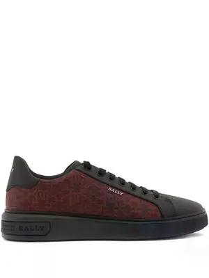 Bally Printed Leather Sneakers