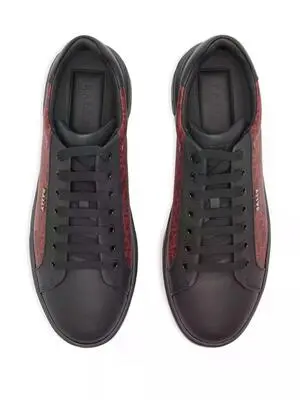 Bally Printed Leather Sneakers