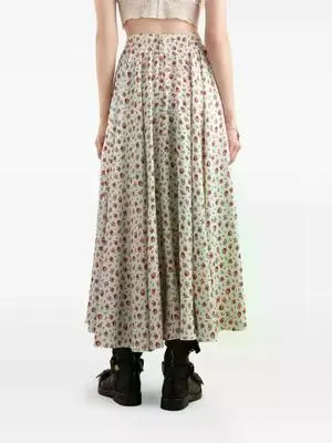 Dolce & Gabbana Floral Print Midi Skirt