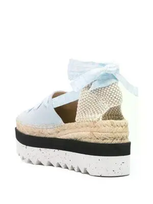 Stella McCartney Ribbon-detail Platform Espadrilles